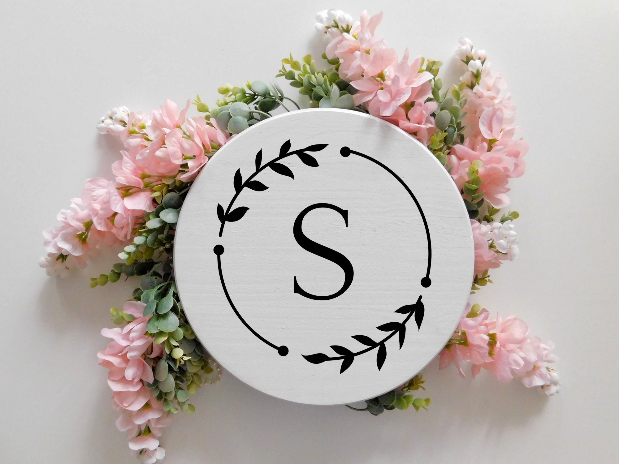 Classic Monogram Svg Monogram Wreath Svg Laurel Wreath Svg - Etsy