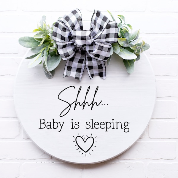 Shh Baby is Sleeping - Etsy