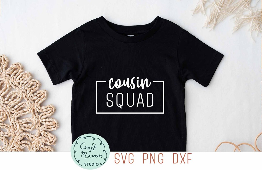 Cousin Squad Svg, Cousins Svg, Cousin Crew Svg, Matching Family Tshirts ...