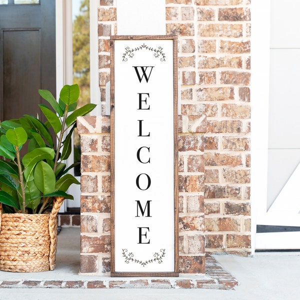 Welcome Vertical Fonts Svg - Etsy