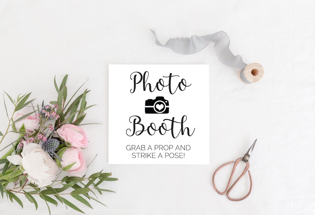 Photo Booth Svg, Grab a Prop and Strike a Pose Svg, Wedding Pics Svg ...