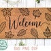 Fall Doormat Svg, Autumn Welcome Mat Svg, Door Mat Svg, Hello Pumpkin ...