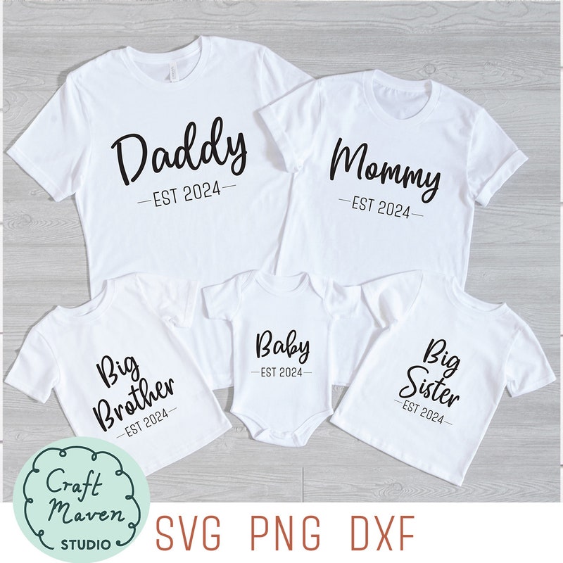 Mom Est Svg - Etsy