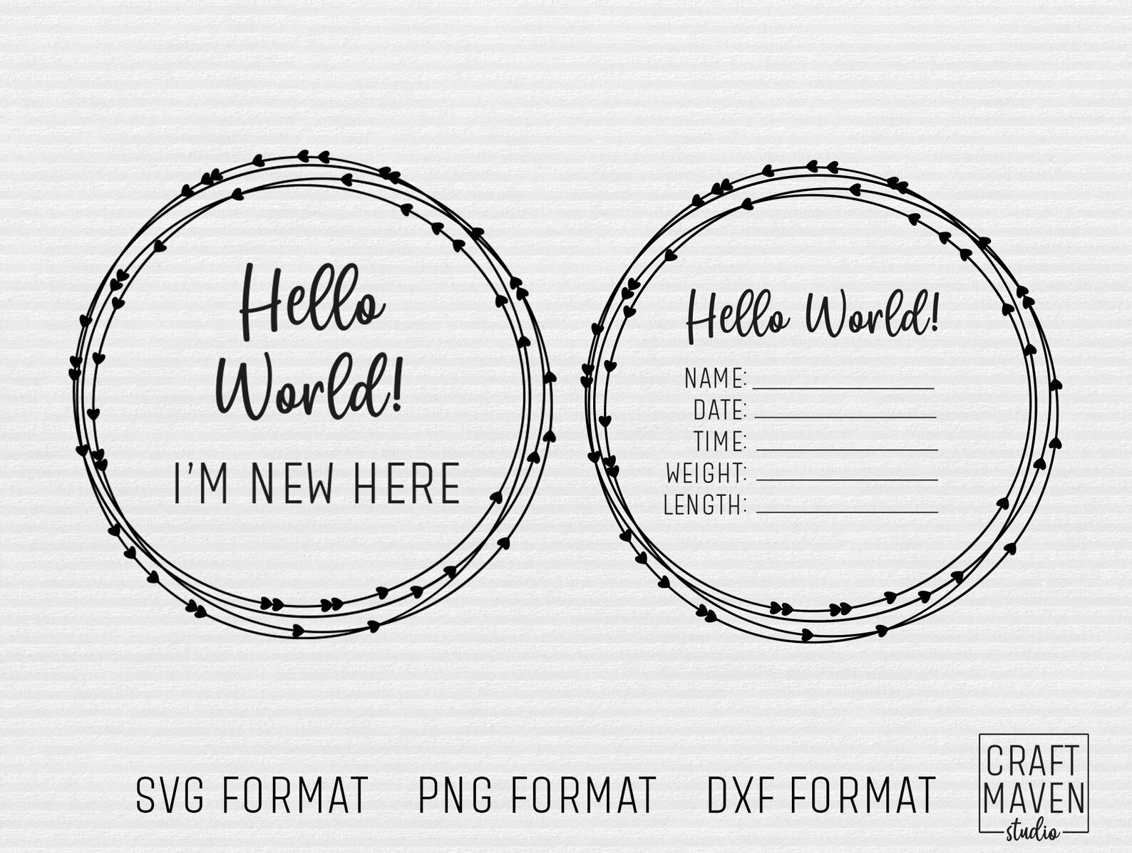 Hello World SVG Sign Girl Onesie Svg Newborn Sign Svg Baby - Etsy