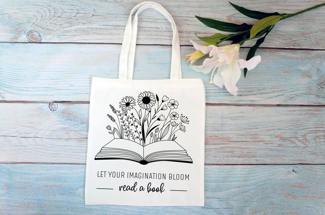 Classroom Library SVG Book Quote SVG Book Bag SVG Reading - Etsy