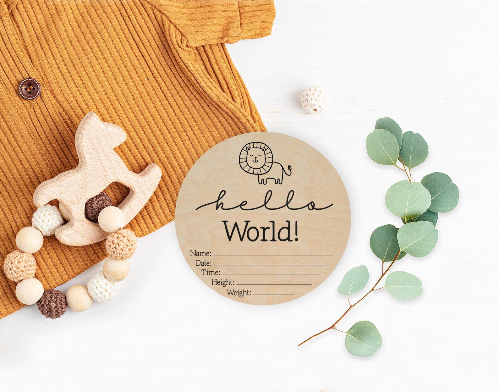 Hello World Svg Round Baby Announcement Svg Newborn - Etsy