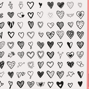Hand Drawn Heart Svg, Fineliner Heart Svg, Hand Drawn Heart Png, Doodle ...
