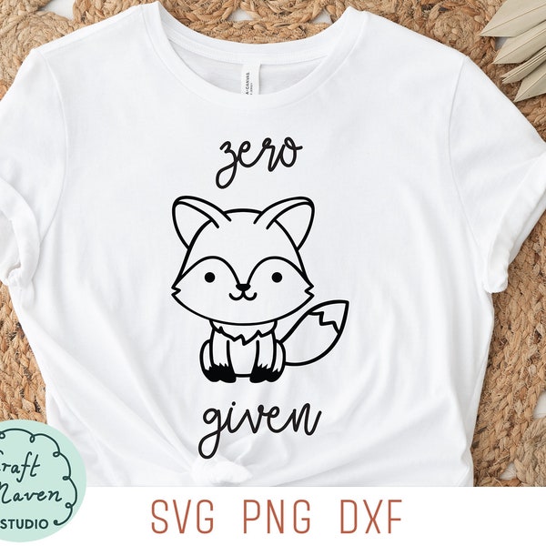 Zero Fox Given - Etsy