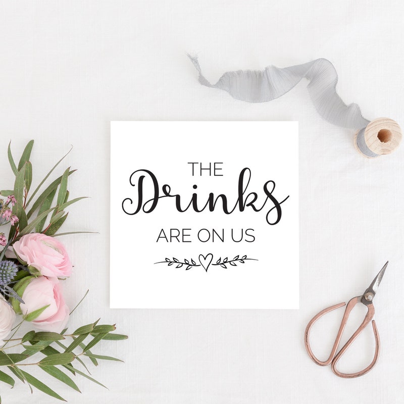 Open Bar Quote Sign - Etsy