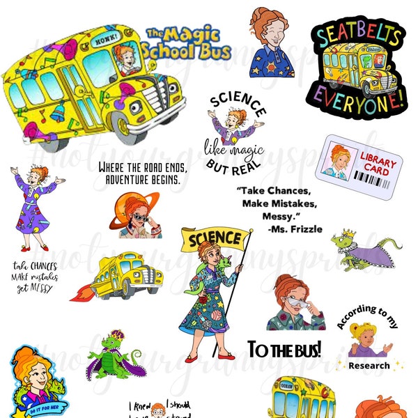 Magic School Bus Party - Etsy