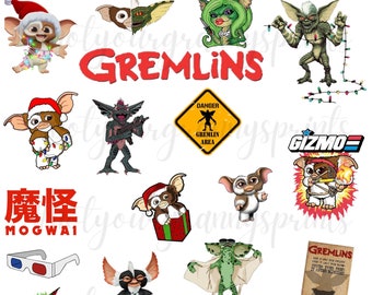 Gremlins Clipart Sublimation Design, Eighties Movie Png Design ...