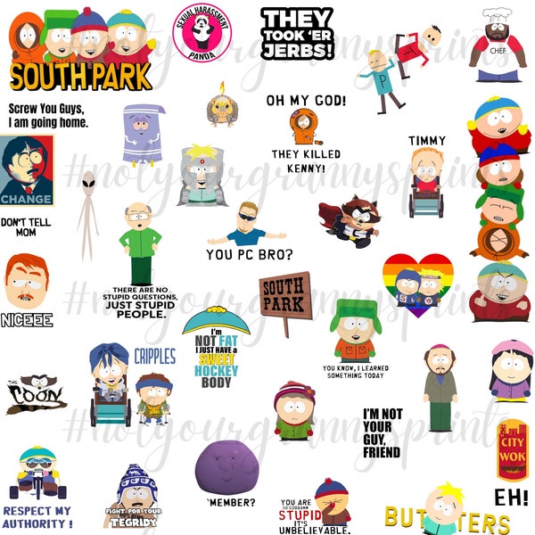 South Park Etsy