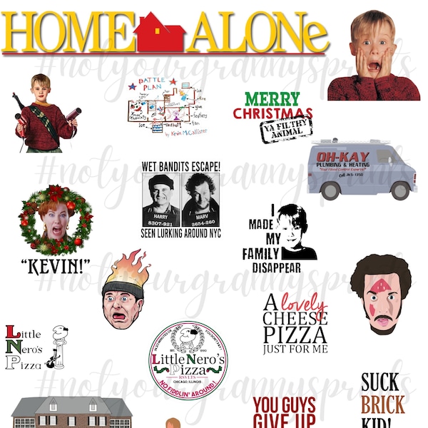 Home Alone Movie Clip Art - Etsy