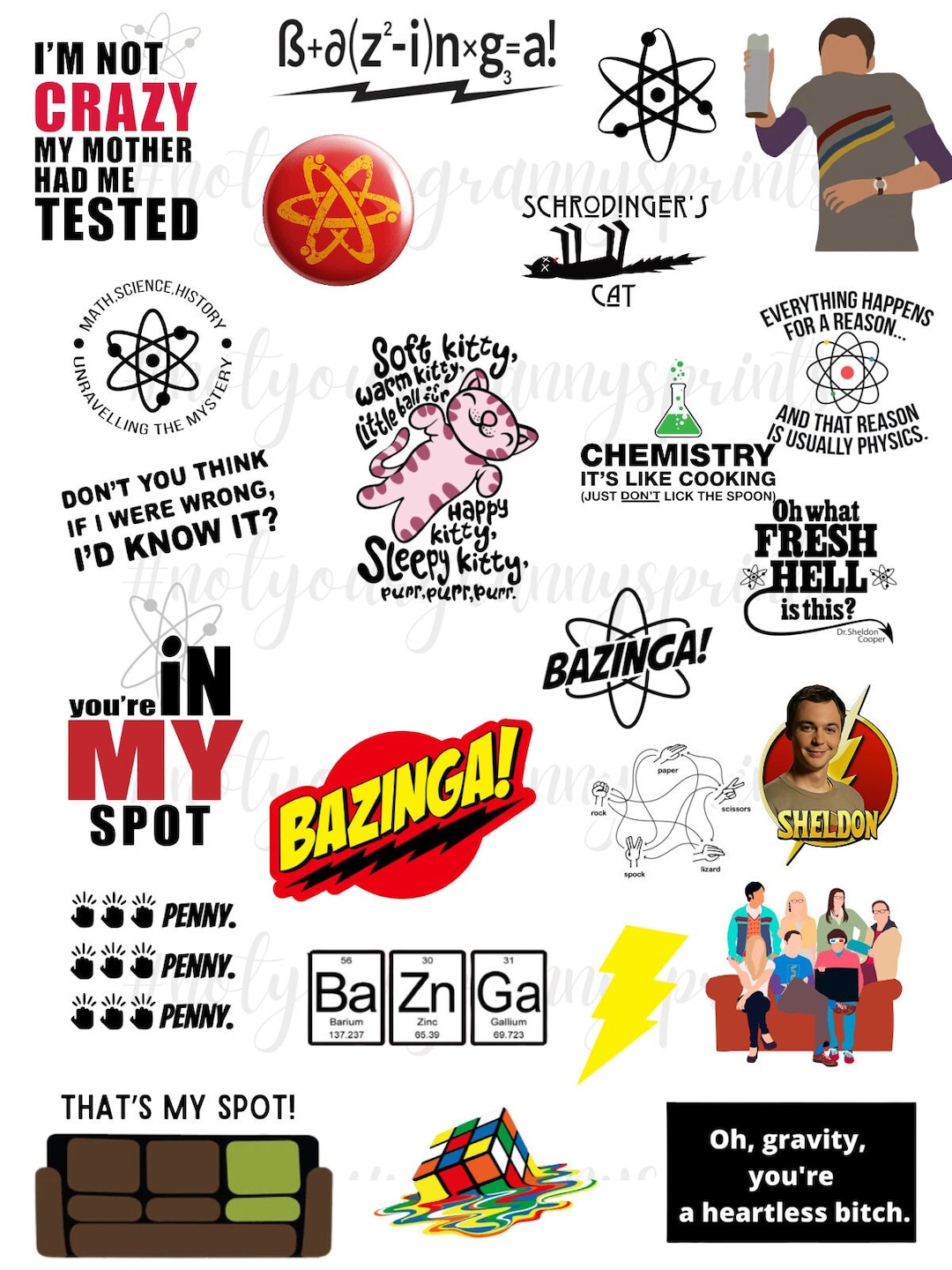 The Big Bang Theory PNG Digital Download - Etsy