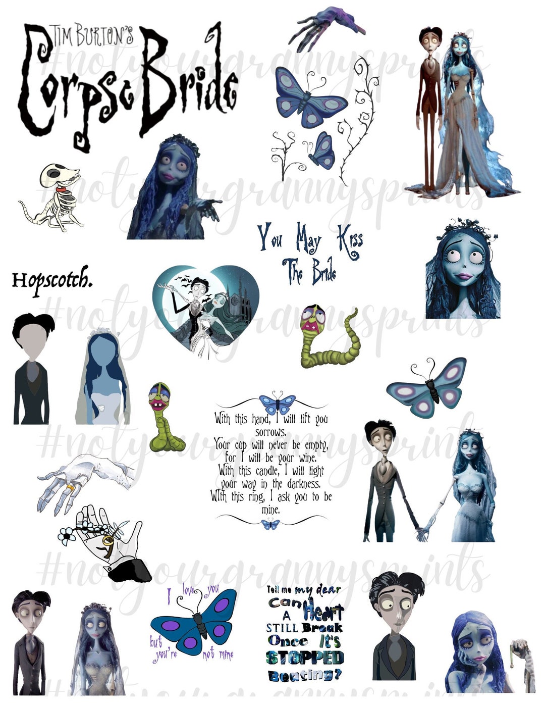 Corpse Bride PNG Digital Download - Etsy