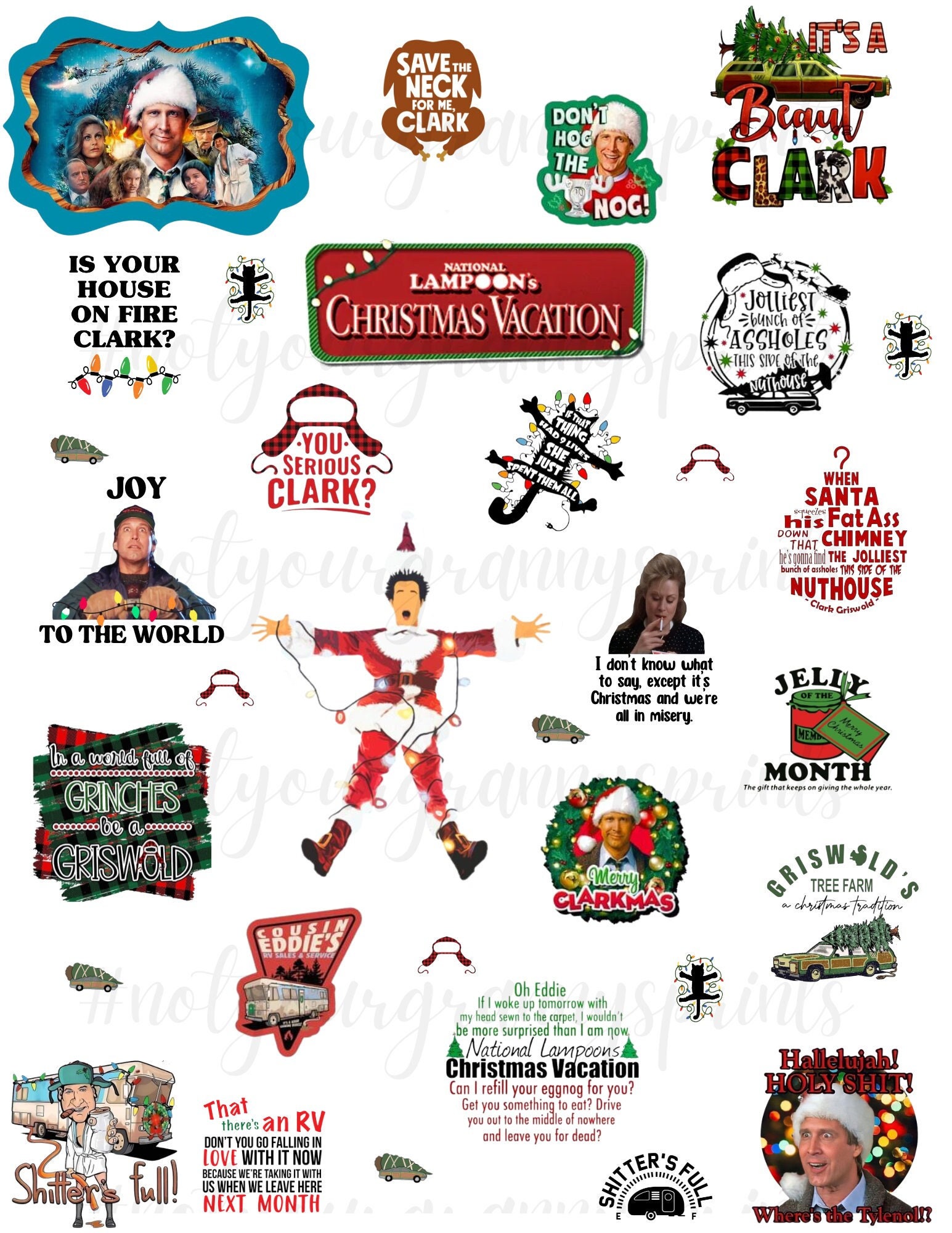 National Lampoon's Christmas Vacation PNG Digital Download - Etsy