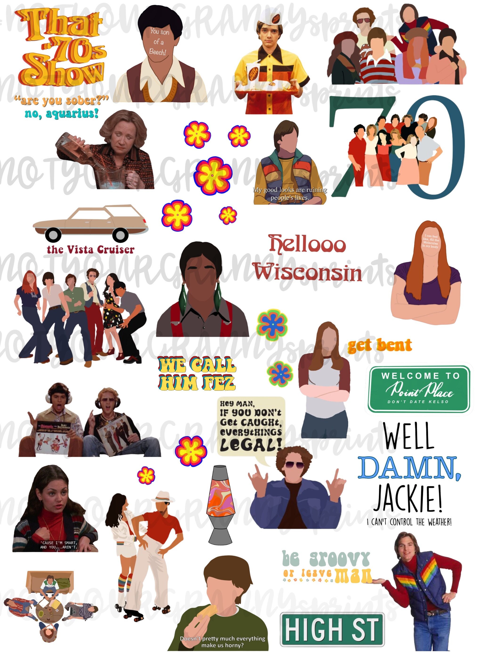 That 70s Show PNG Digital Download - Etsy
