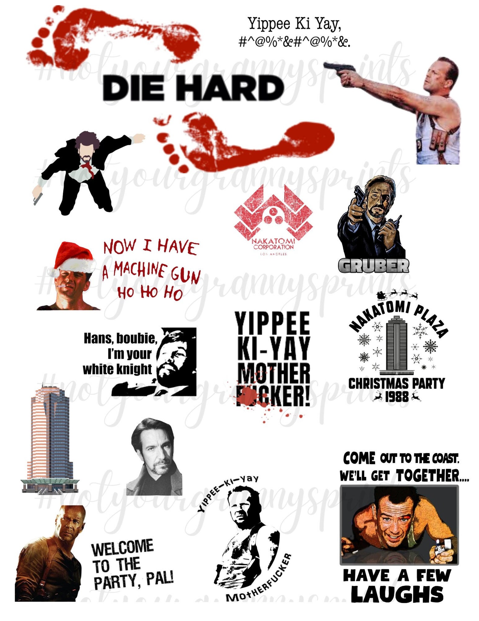 Die Hard PNG Digital Download - Etsy