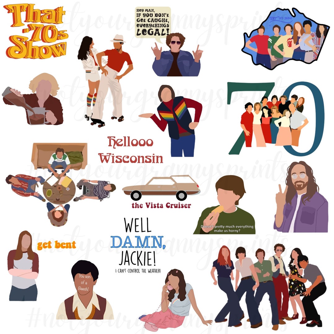 That 70s Show Version B High Resolution Png Printed on Waterslide Paper ...