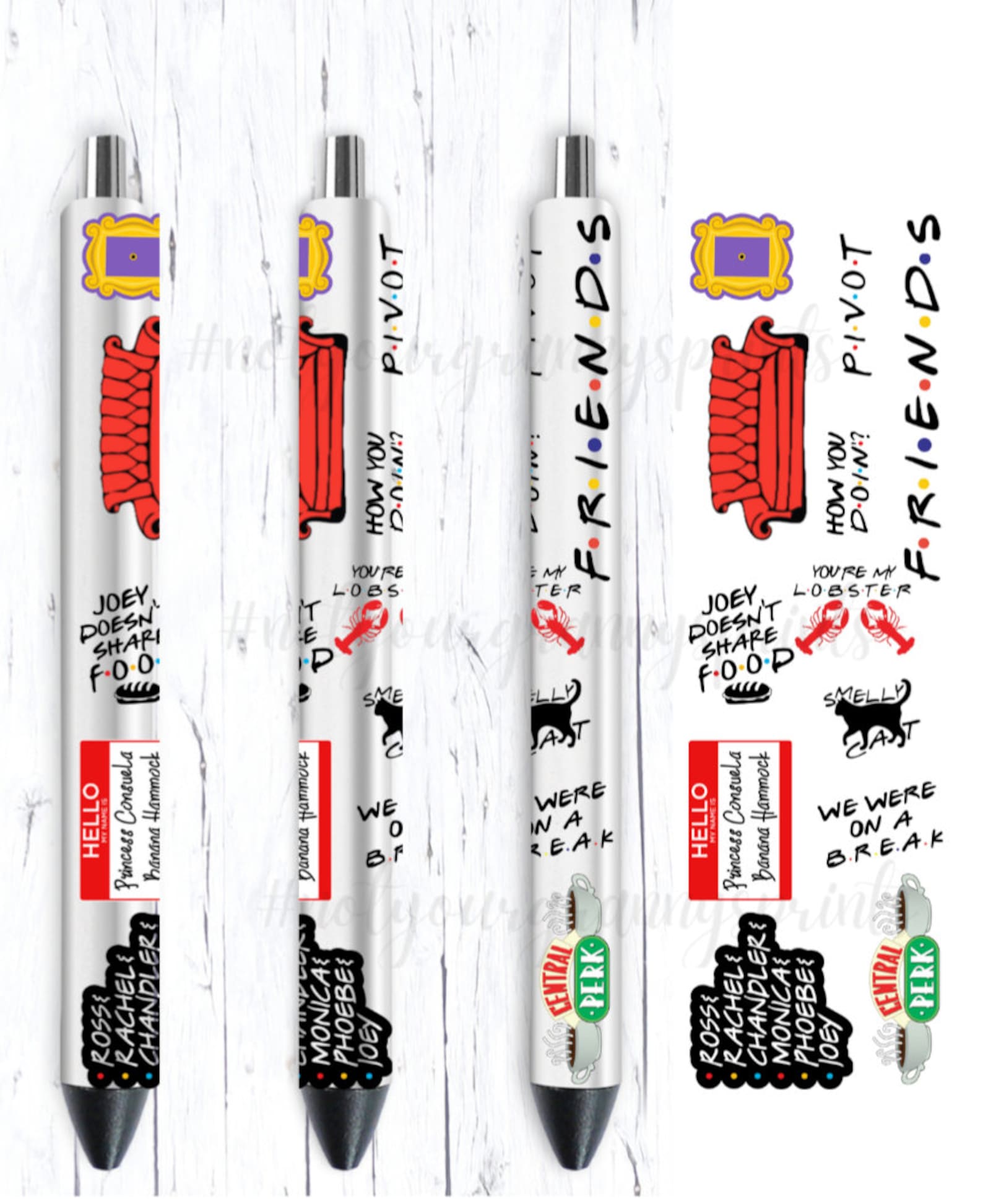 Friends Inkjoy Pen Wrap PNG Digital Download - Etsy