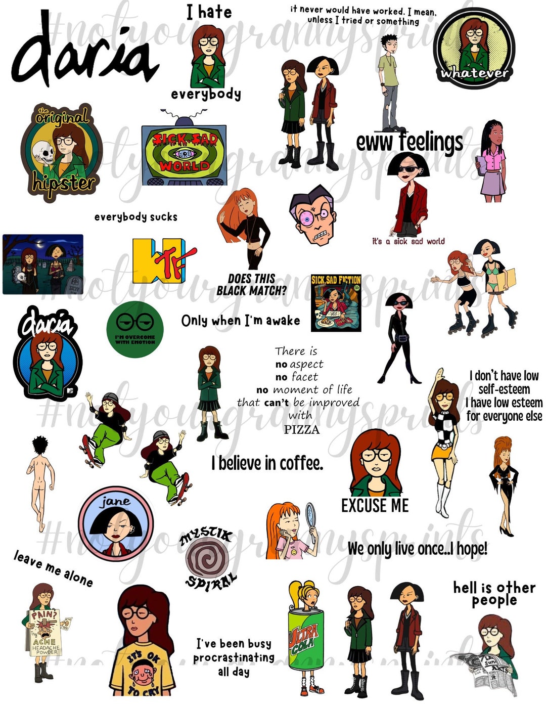 Daria PNG Digital Download - Etsy