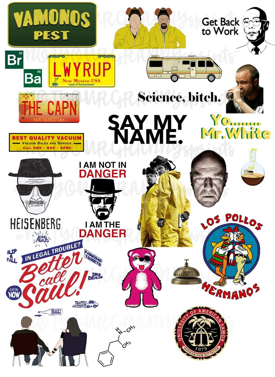 Breaking Bad PNG Digital Download - Etsy