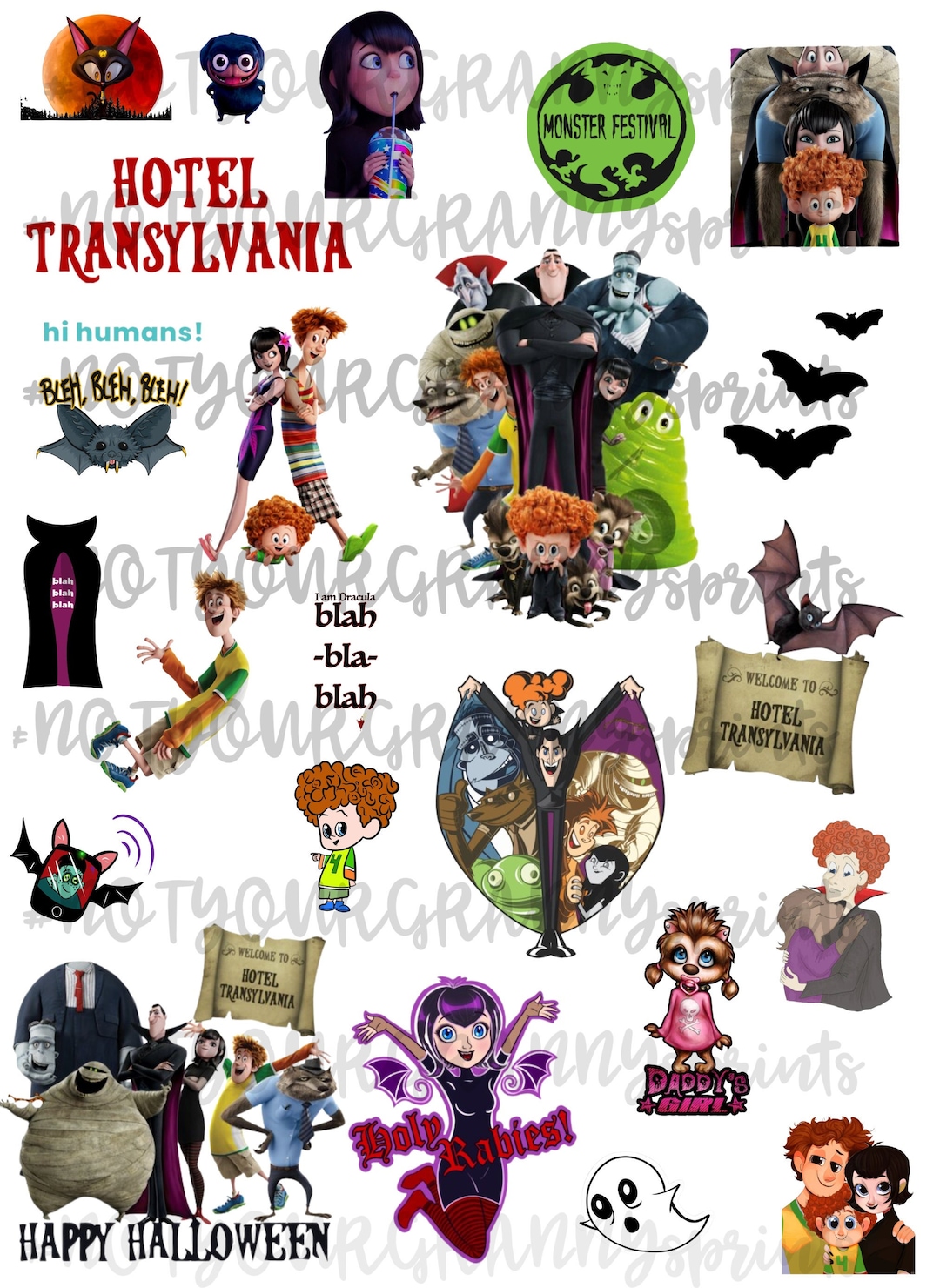 Hotel Transylvania PNG Digital Download - Etsy