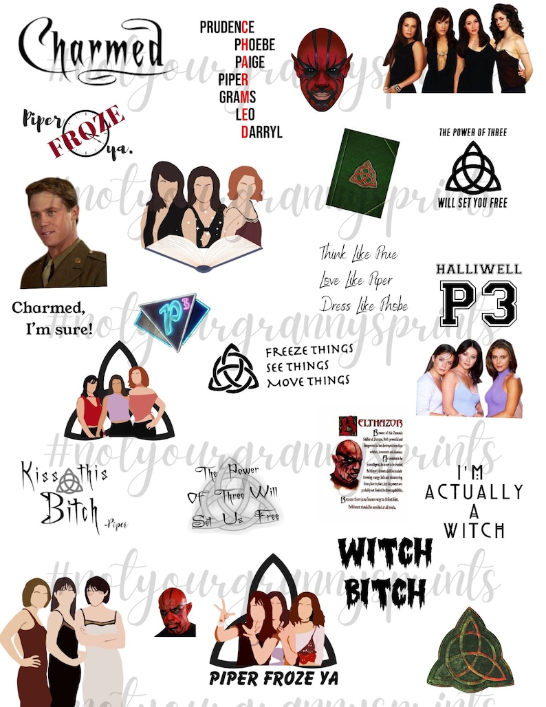 Charmed PNG Digital Download - Etsy UK