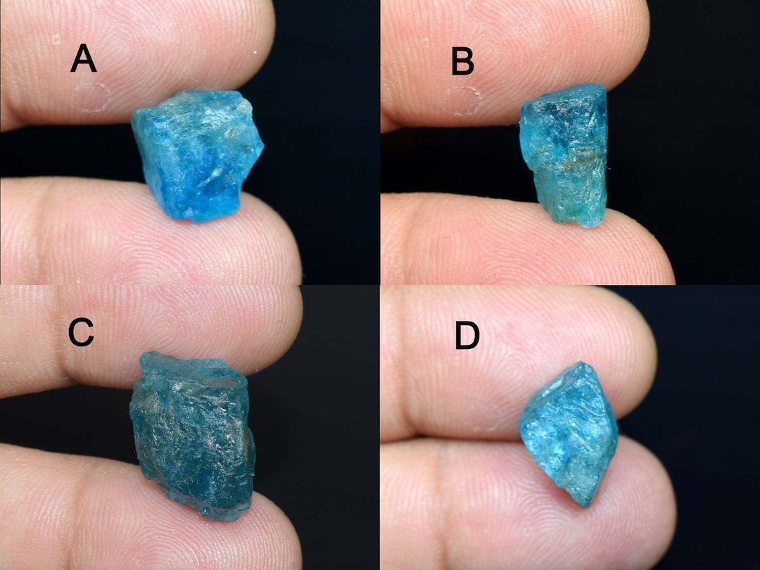 Blue Apatite Rough Natural Apatite Raw Apatite Rough Gemstone - Etsy