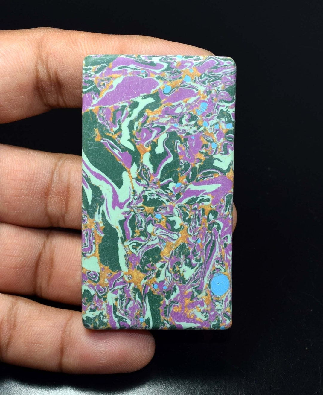 Multi Color Turquoise Slice, Turquoise Slice Loose Gemstone Polish Both ...