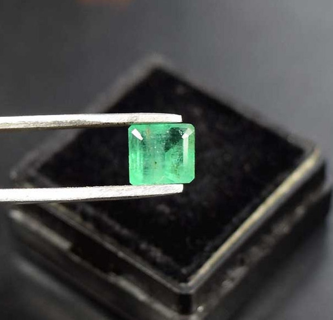 Emerald, Natural Emerald, Emerald Cut Emerald, Zambia Emerald, Natural ...