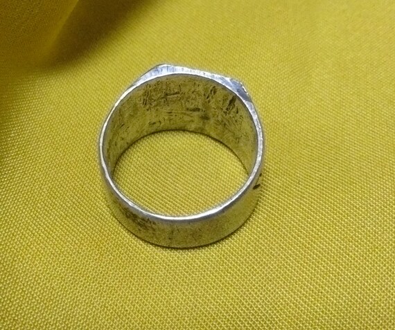 Jewish ring. Old silver ring. Moroccan Berber ring. B… - Gem