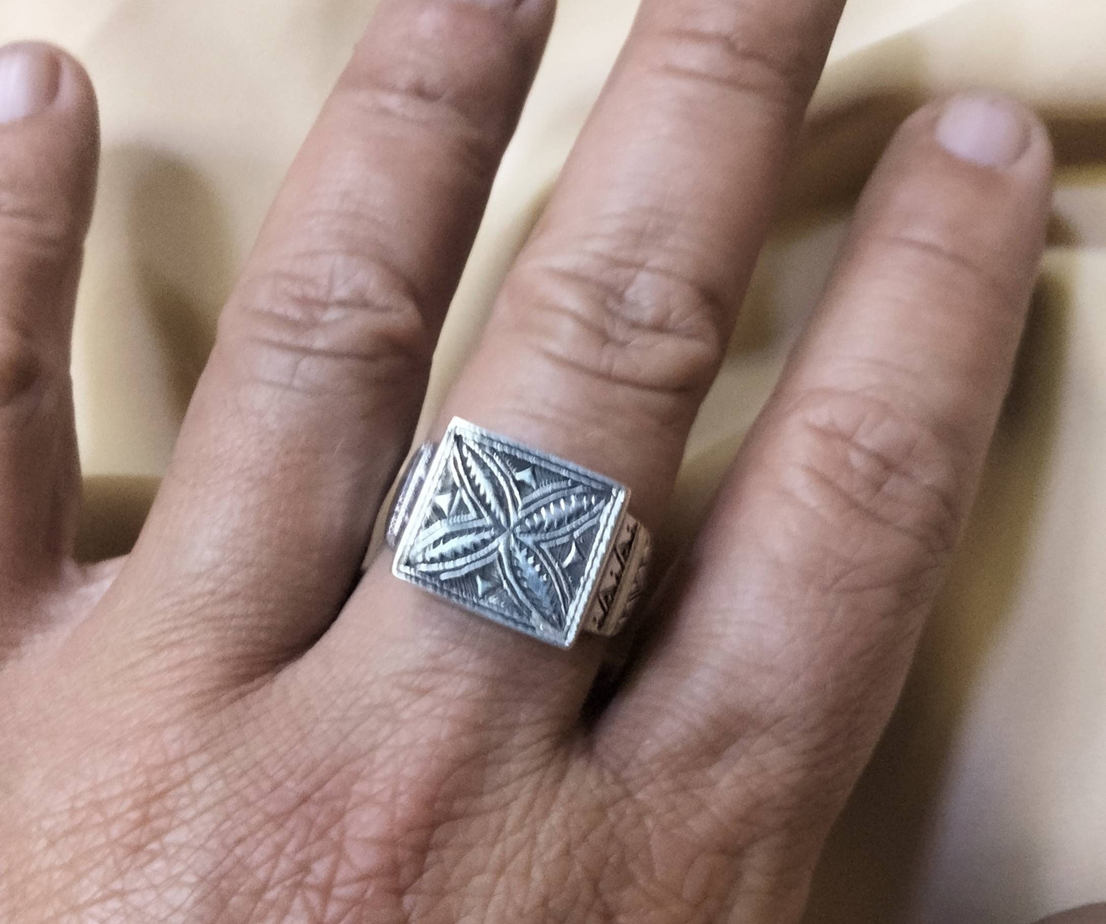 Tuareg Rings in Sterling Silver. Tuareg Knighthood . Tuareg - Etsy