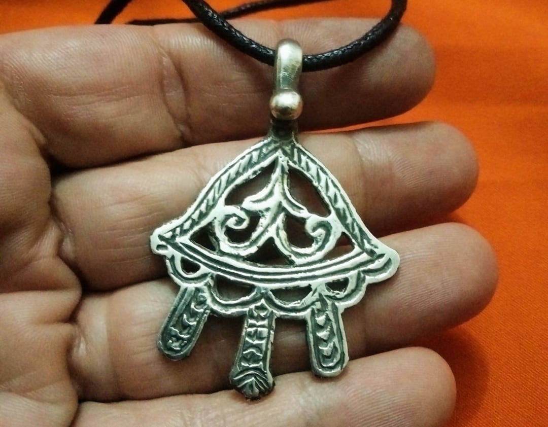 Jewish Hamsa, Algerian Khamsa From the Chaouia Region, Sterling Silver ...