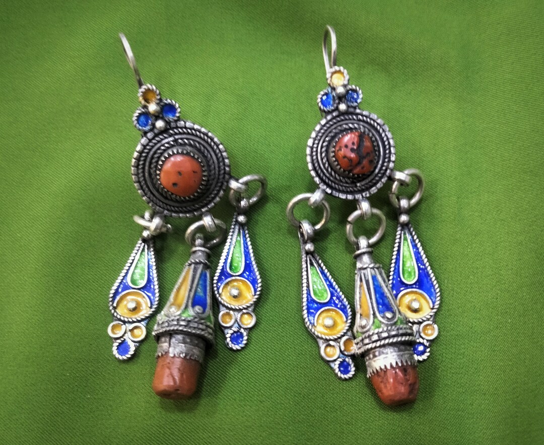 Kabyle Old Kabyle Earring, Berber Jewelry, Kabyle Jewelry, Algerian ...
