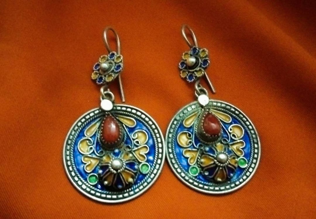 Kabyle - Vintage Algerian Earring From the Grand Kabyle Region/ Berber ...