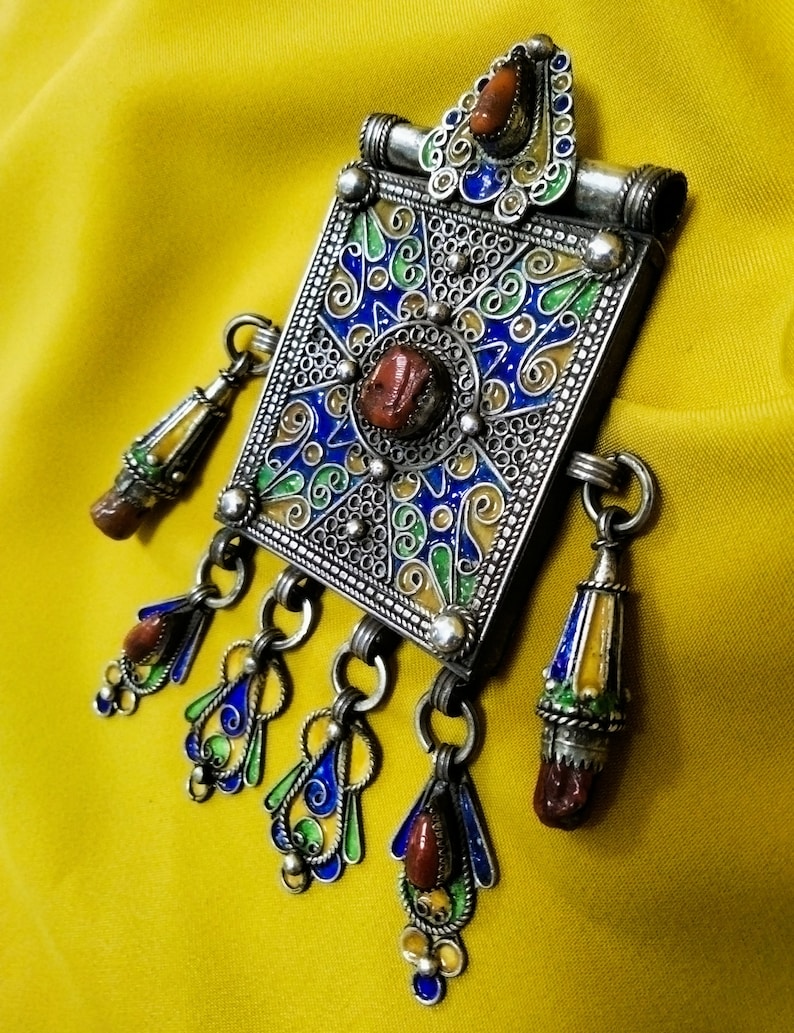 Kabyle Large Old Algerian Talisman, Greater Kabyle Region / Kabyle ...