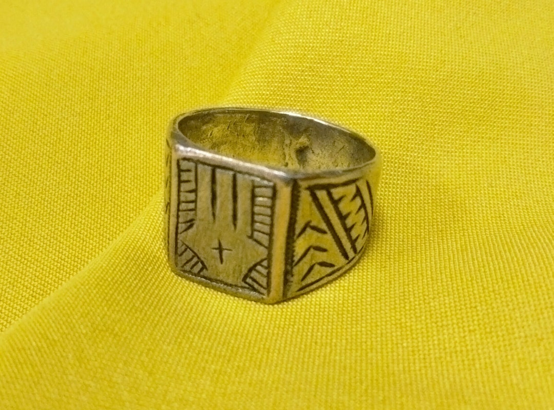Jewish Ring. Old Silver Ring. Moroccan Berber Ring. Berber Jewelry ...