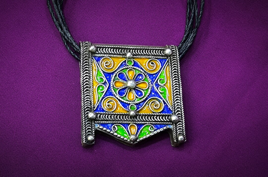Morocco Rare Berber Talisman / Berber Amulet / Berber Necklace / Kabyle ...
