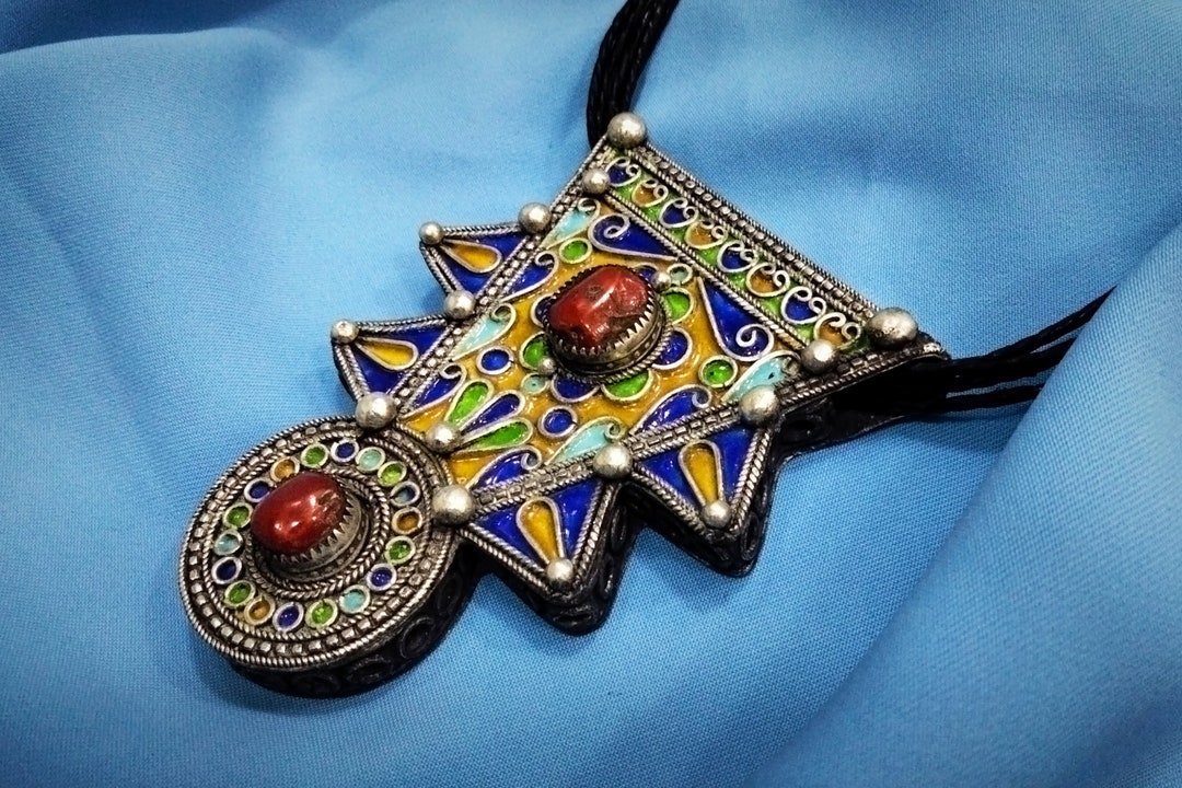 Morocco - Rare Berber Talisman / Berber Amulet / Berber Necklace ...