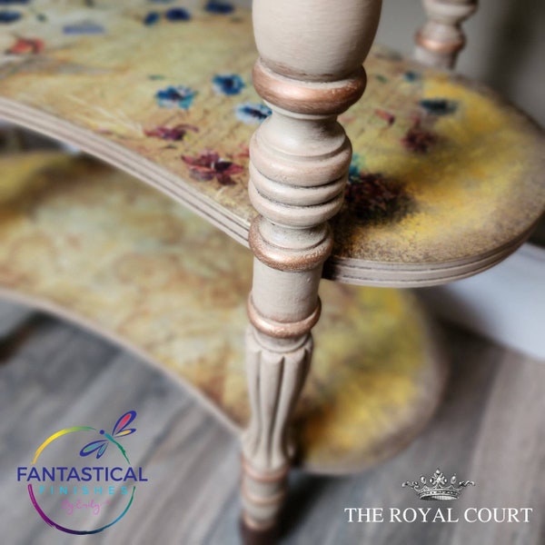 Decoupage Side Table - Etsy