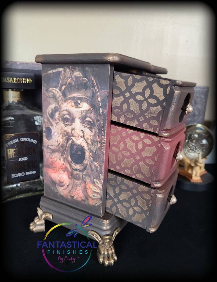 Gothic Jewelry Box Vampire Box Haunted Box Bronze | Etsy