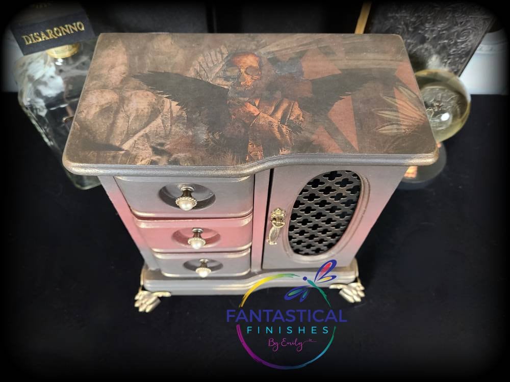 Gothic Jewelry Box Vampire Box Haunted Box Bronze | Etsy