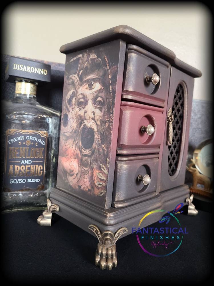 Gothic Jewelry Box Vampire Box Haunted Box Bronze | Etsy