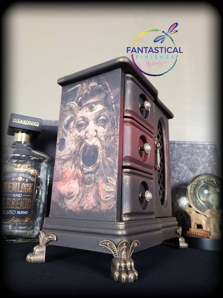 Gothic Jewelry Box Vampire Box Haunted Box Bronze | Etsy