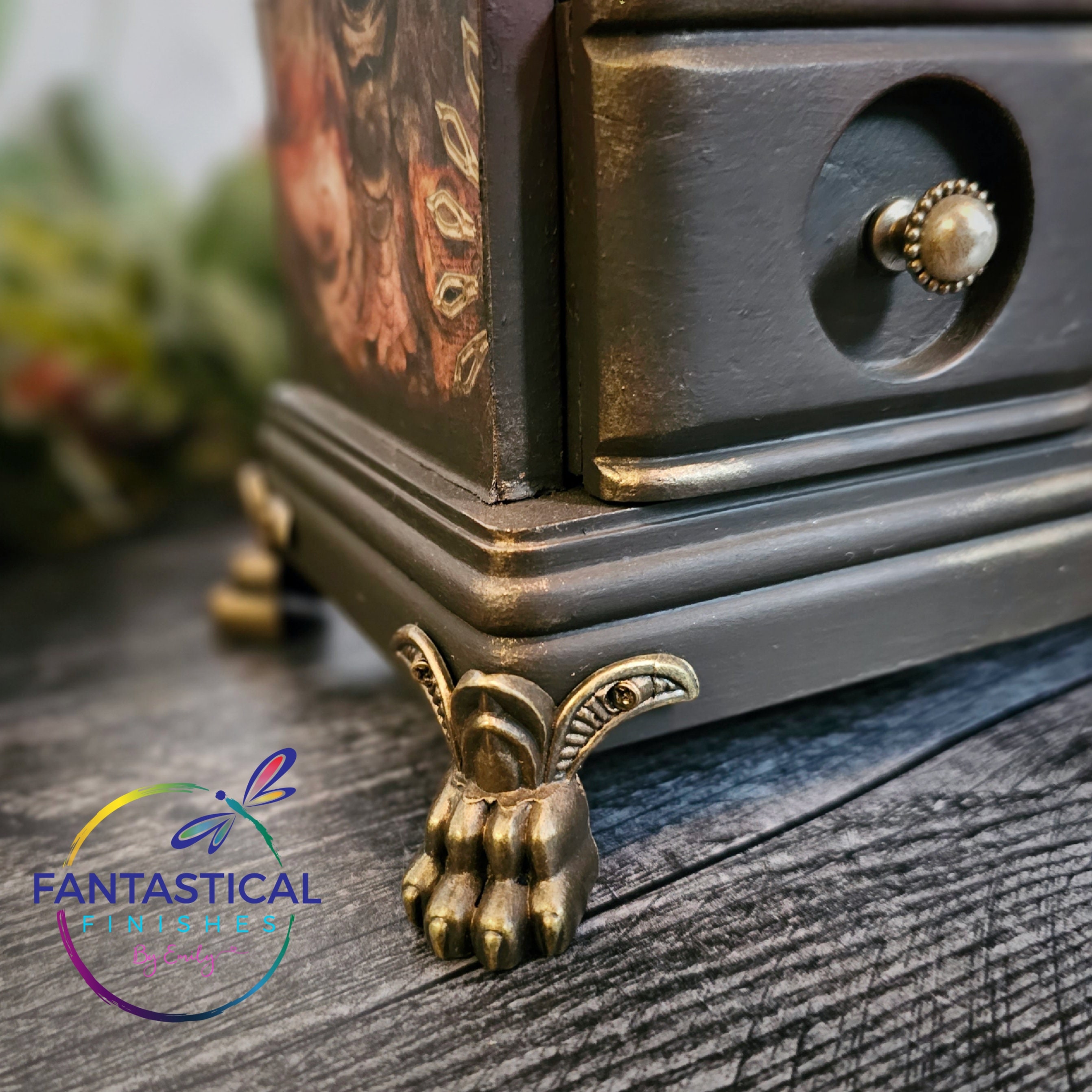 Gothic Jewelry Box | Vampire Box | Haunted Box | Decoupaged Box ...