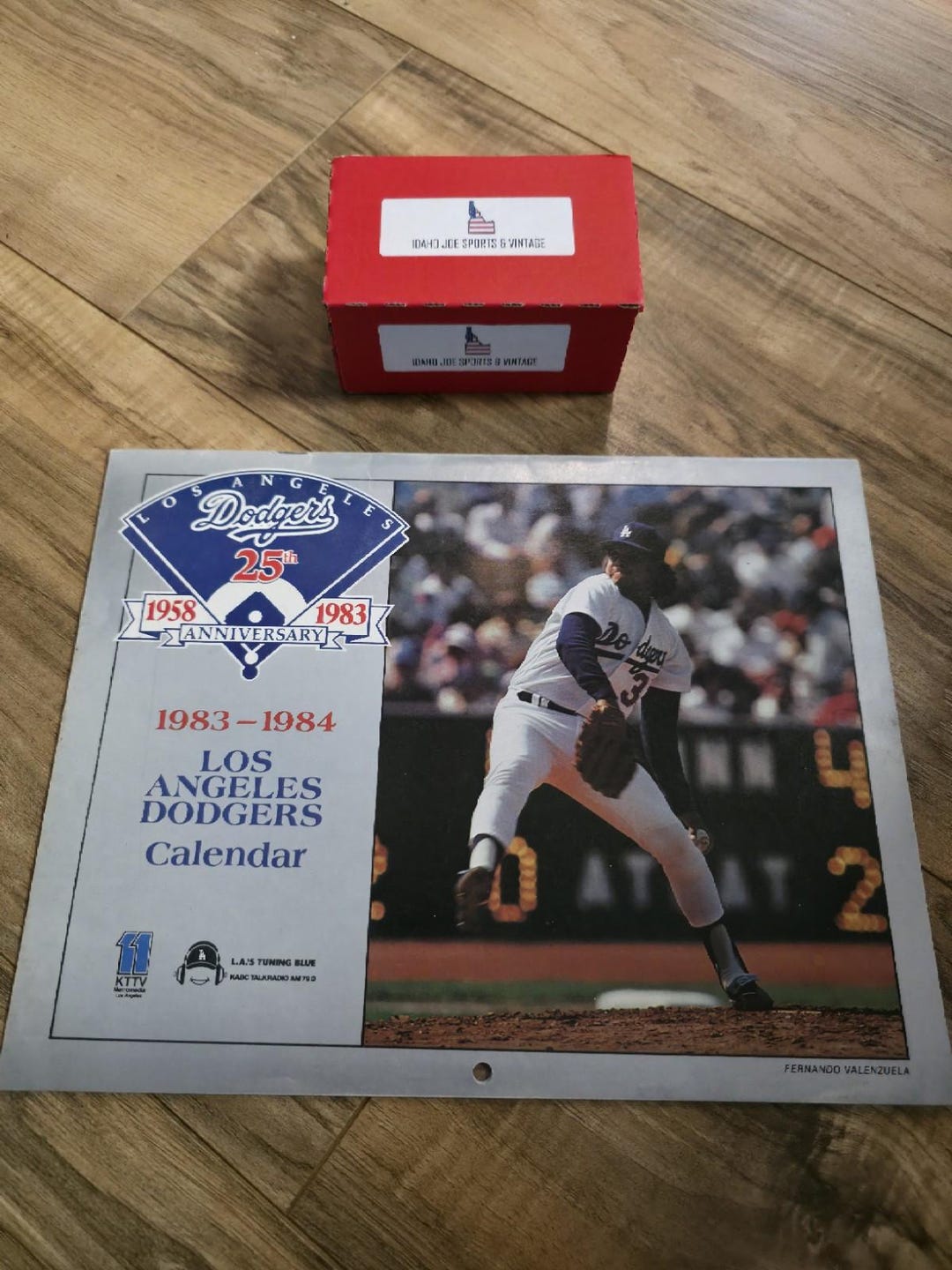 Vintage 1983-84 La Dodgers Team Issued Player Schedule Mlb Calendar ...