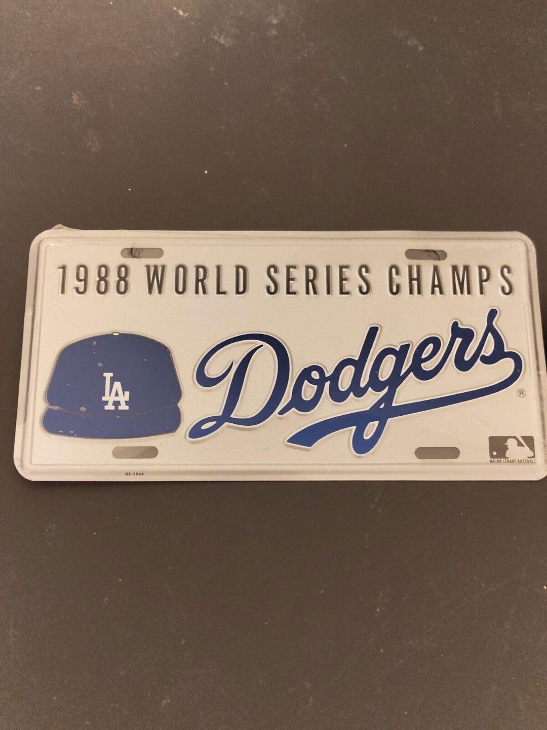 1988 Los Angeles Dodgers World Series Campions License Plate Baseball ...