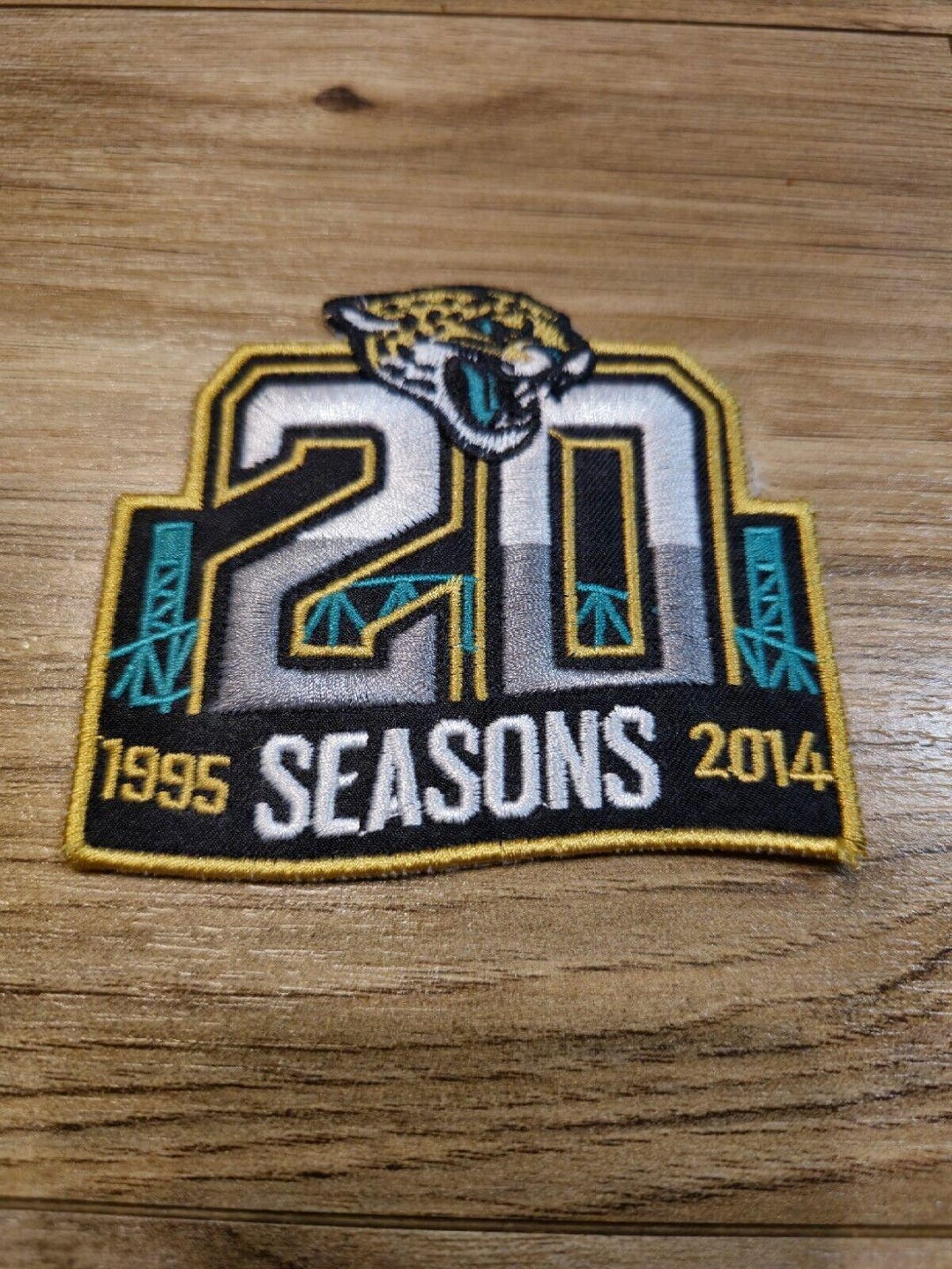 Jacksonville Jaguars 20th Anniversary 2014 NFL Patch New - Etsy
