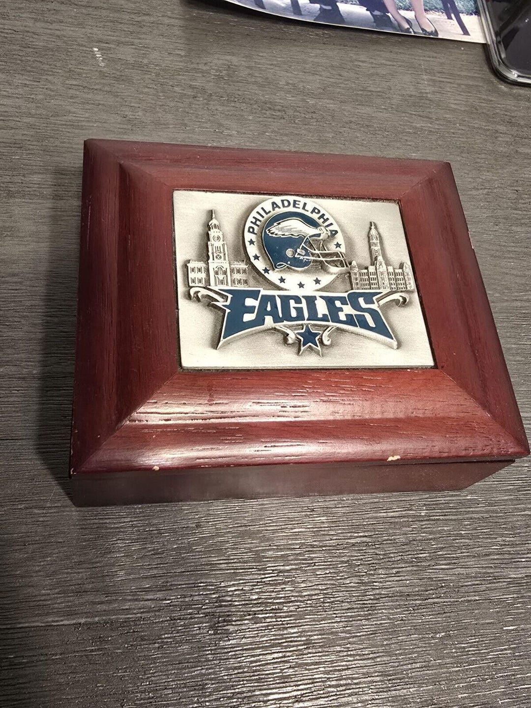 Vintage 2002 Philadelphia Eagles NFL Jewelry Box From Siskiyou RARE - Etsy